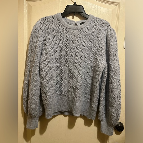 J. Crew | Sweaters | J Crew Alpaca Balloon Sleeve Sweater | Poshmark